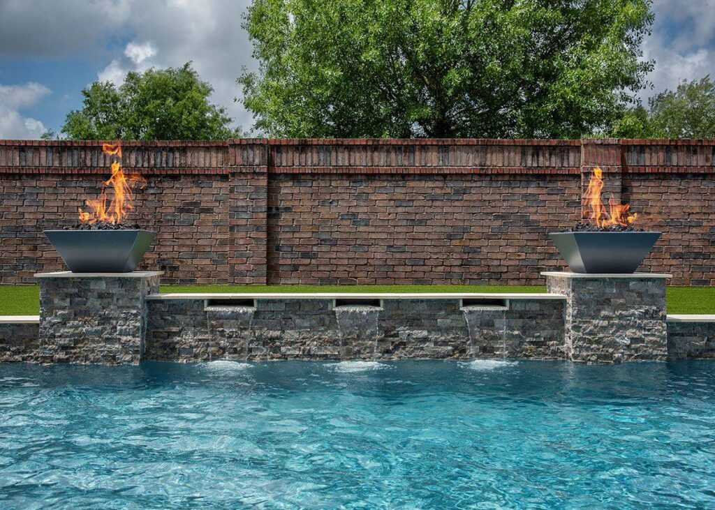 Fire & Water Features Designs | Avree Custom Pools